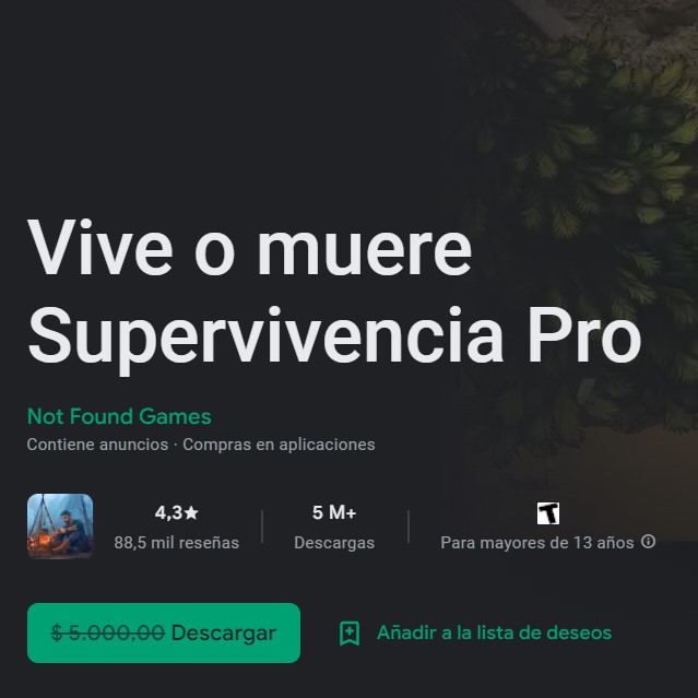 Vive o muere Supervivencia Pro - Gratis - OFERTU