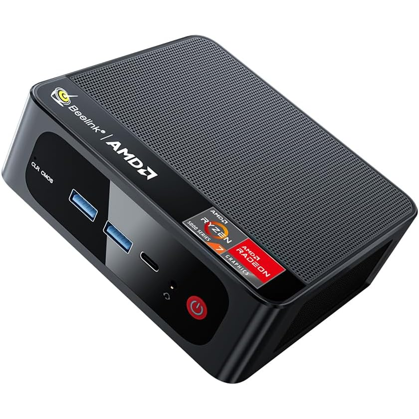 Beelink SER Mini PC: Ryzen 7 5700U, 16GB RAM, 500GB SSD Compacta y ...